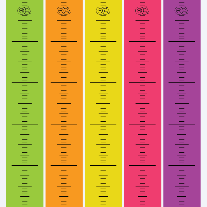 Fluorescent Ruler Arrow Wraps – Ord Creek Archery